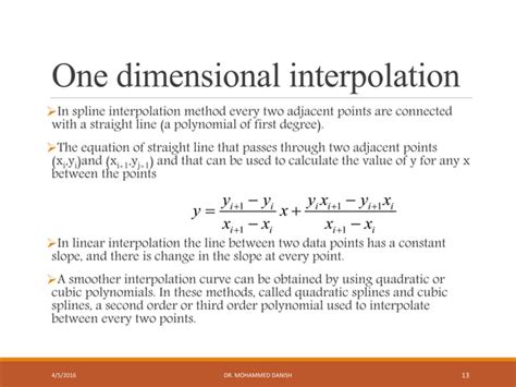 06 07 Chapter Interpolation In Matlab Ppt
