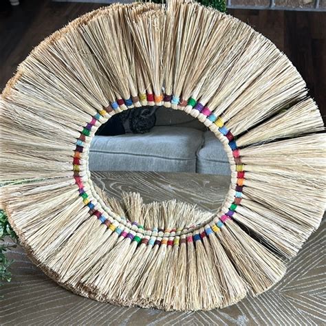 Wall Decor New Bohemian Chic Munja Grass Natural Fiber Decorative