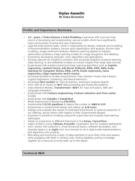 Viplav Awasthi Datascientist Pdf Machine Learning Deep Learning