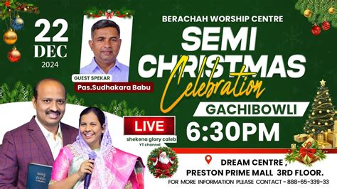 Sunday Worship Bwc Pastor Caleb Sis Shekena Glory