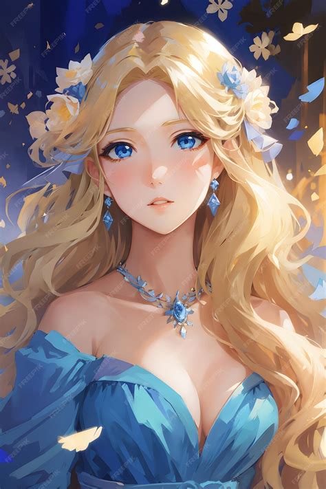 Premium Ai Image Young Beautiful Princess Anime Princess Anime Girl