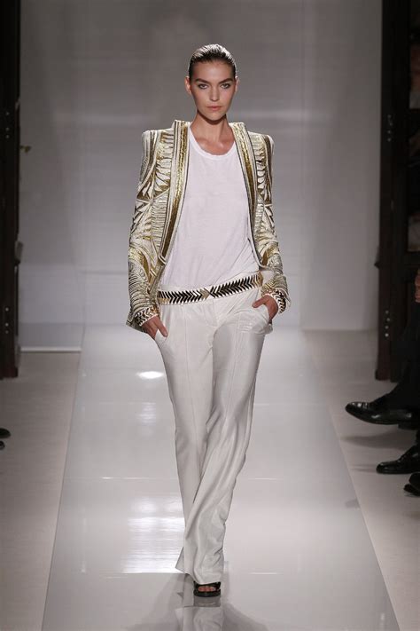 Balmain Ready To Wear Fashion Show Collection Spring Summer 2012