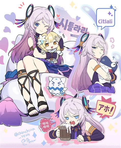 Lumine And Citlali Genshin Impact Drawn By Ooyun Danbooru