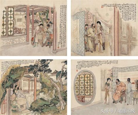 海派畫家徐硯畫作欣賞造景清新所繪人物栩栩如生 每日頭條