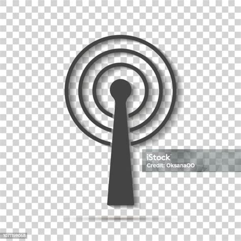 와이파이 송신기 벡터 아이콘 투명 배경에서 Wi Fi 로고 그림입니다 레이어 그룹화 쉽게 편집 그림에 대 한 당신의 디자인에 대