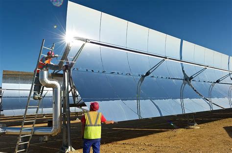 Parabolic Trough Solar Power Plant Photograph By Philippe Psaila