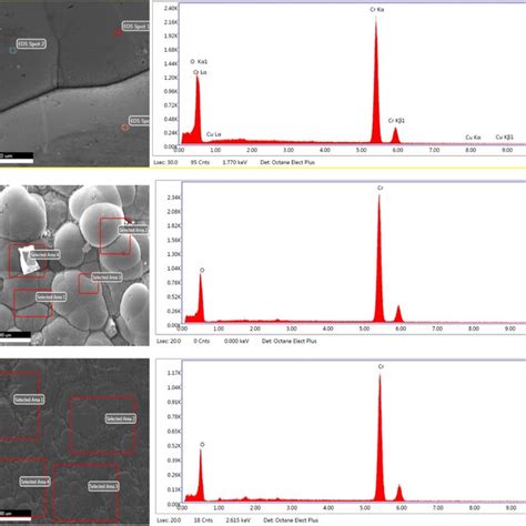Scanning Electron Microscope SEM Image And The Energy Dispersive