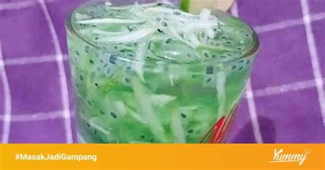 Resep Es Timun Selasih Sederhana Rumahan Di Yummy App