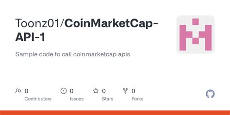 Github Toonz Coinmarketcap Api Sample Code To Call Coinmarketcap Apis