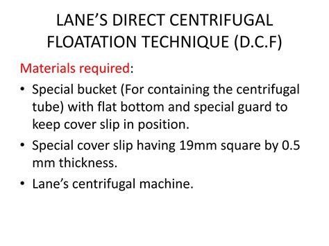 Stool Concentration Methods Pptx