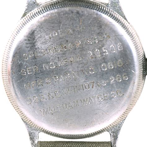 Original Us Wwii 1944 Dated Type A 11 Us Army Wrist Watch By Waltham
