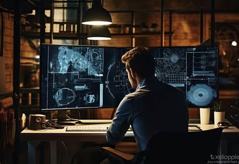 Premium Photo Photo Portrait Of Software Developer Doing Working