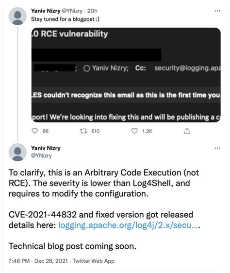 Log4j 2 17 1 Fixes Another Code Execution Bug But Should You Worry