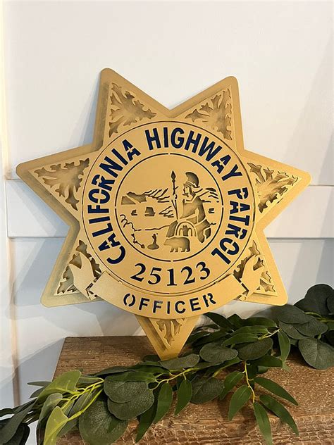 California Highway Patrol Star Ironink
