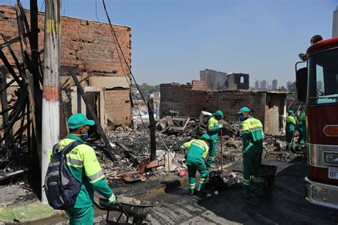 サンパウロのファベーラで大規模火災
