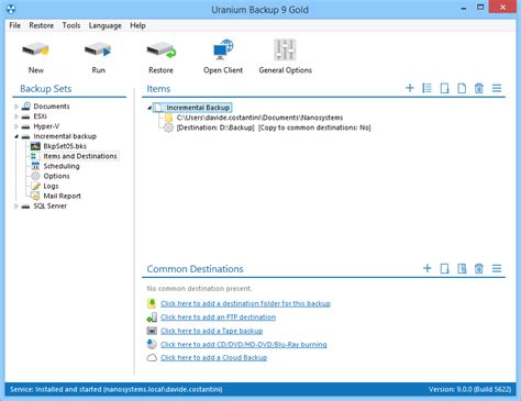 2 Configuring A Files And Folders Incremetal Or Differential Backup Uranium Backup