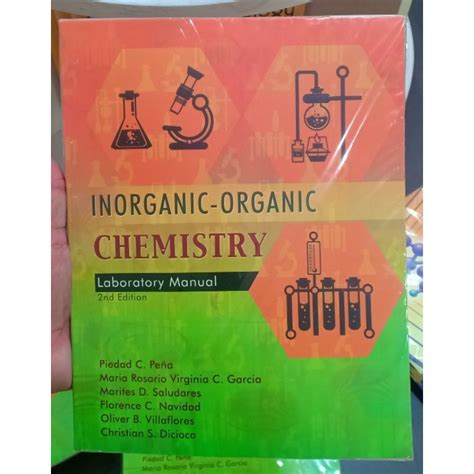Inorganic Organic Chemistry Laboratory Manual Shopee Philippines