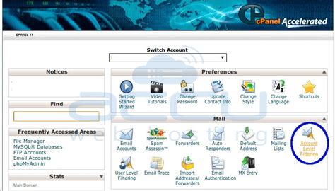How To Create User And Account Level Filtering From Cpanel