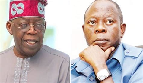 Why Tinubu Will Succeed Buhari By Oshiomhole The Nation Newspaper