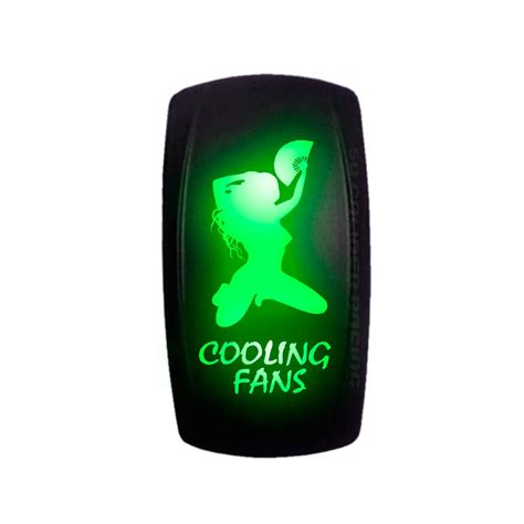 12V On Off Carling Rocker Switch With Sexy Design Cooling Fans