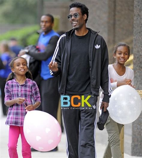 Comedian Chris Rock And Daughters Black Celebrity Gossip Celebrity Families Celebrity Dads