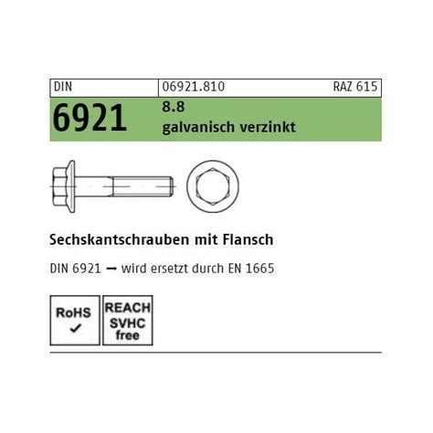 DIN 6921 Sechskantschraube Mit Flansch Online Kaufen