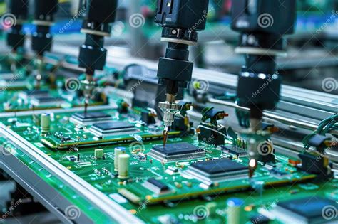 Close Up View Of A Computer Motherboard With Various Components And