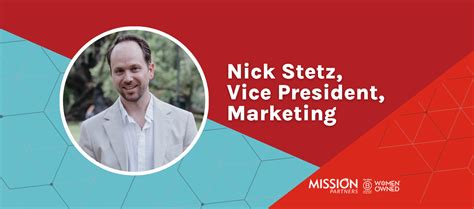 Mission Partners Welcomes Nick Stetz As Vice President Of Marketing