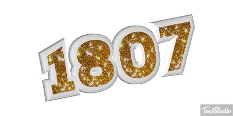 1807 Number Animated  Logo Designs