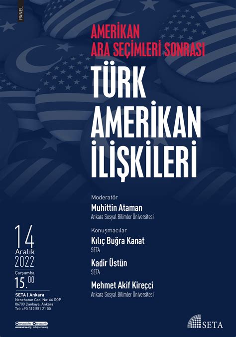 Panel Amerikan Ara Seçimleri Sonrası Türk Amerikan İlişkileri