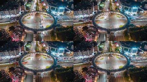 龙华区大和天桥路口车流夜景延时视频素材下载编号8950483光厂vj师网