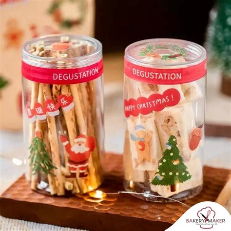 สติกเกอร์ใสคละลาย คริสต์มาส 3 แผ่น Bakerymakershop
