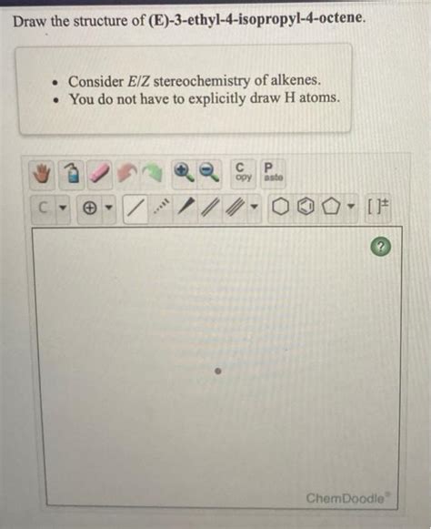 Solved Draw The Structure Of