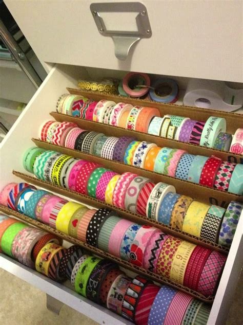 Diy Washi Tape Storage Ideas Diy Washi Tape Storage Craft Room