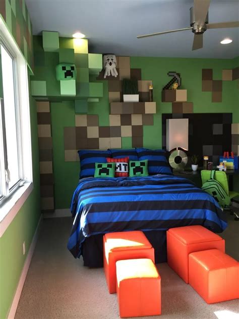 Комната в стиле Minecraft 82 фото
