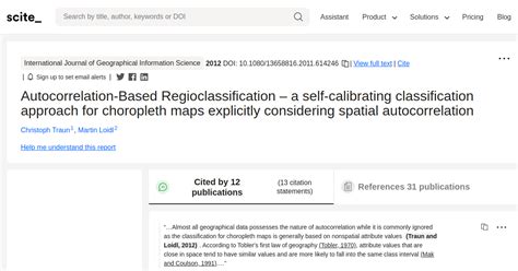 Autocorrelation Based Regioclassification A Self Calibrating Classification Approach For