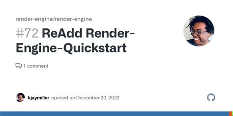 Readd Render Engine Quickstart · Issue 72 · Render Enginerender