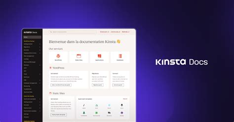 kinsta dévoile une nouvelle documentation améliorée kinsta®