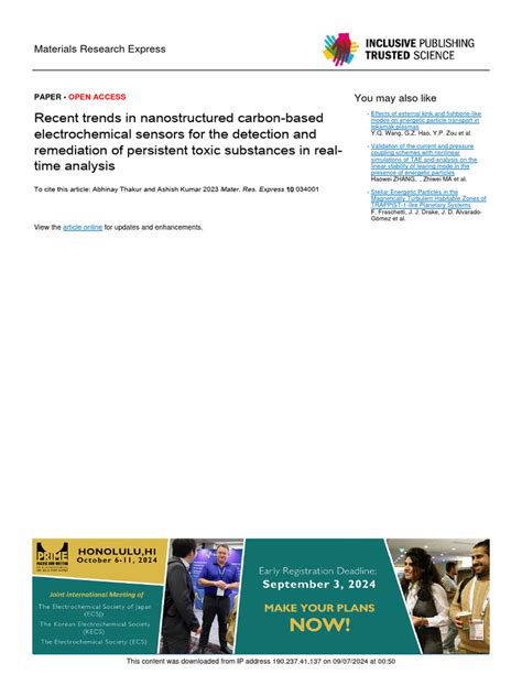 Recent Trends In Nanostructured Carbonbased Electrochemical Sensors For