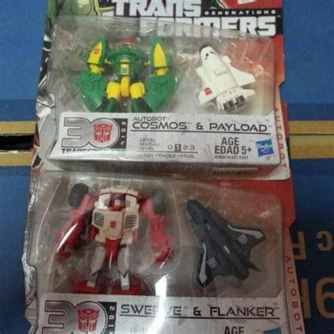 Hasbro Transformers Legends Autobots Cosmos Payload And Swerve Flanker