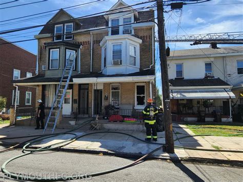 Ladder 43 Assists The Norristown Fire Dept On Working Dwelling Fire