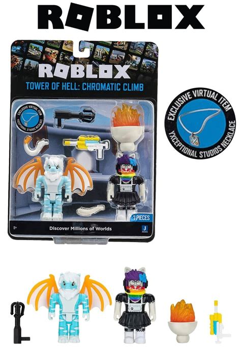 Roblox Action Figure Tower Of Hell Chromoatic Climb Game Pack Yxceptional Uwu Ebay