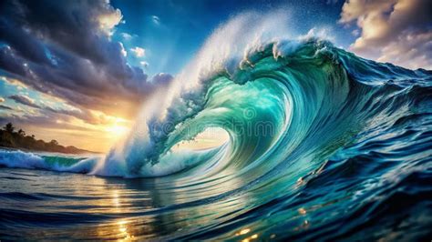 Captivating Textures Blending Seamlessly With Dynamic Waves Creative Ai
