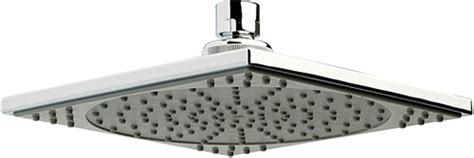 Square Shower Head With Swivel Knuckle 177mm Chrome Crown Showers