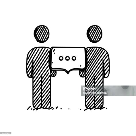 통신 라인 아이콘 스케치 디자인 완벽한 픽셀 편집 가능한 스트로크 말하기 연설 채팅 회의 댓글 사업가 회사 Brand Name
