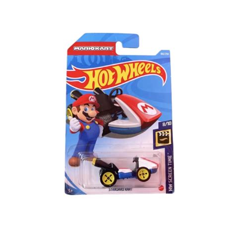 Hot Wheels Mainline Temático Mario Kart Standar Kart 1 64 Shopee Brasil