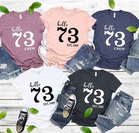 Vintage 1949 Birthday Shirt Vintage 73rd Birthday Shirt 73rd Birthday