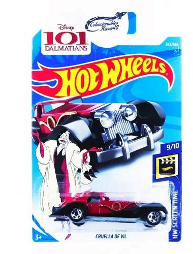 Hot Wheels Vehículo Cruella De Vil Dalmatas Meses sin interés