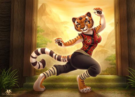 Kung Fu Tigress By Dolphydolphiana On Deviantart