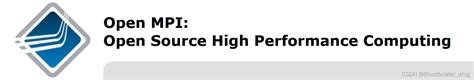 Linux系统mpi Library之openmpi的安装及使用 Csdn博客